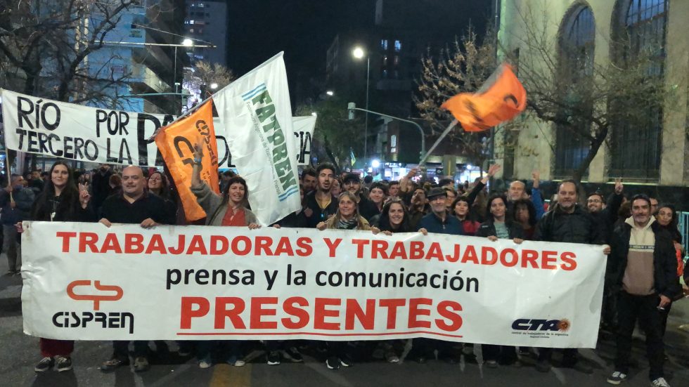 No a la prohibición de la protesta social » CISPREN